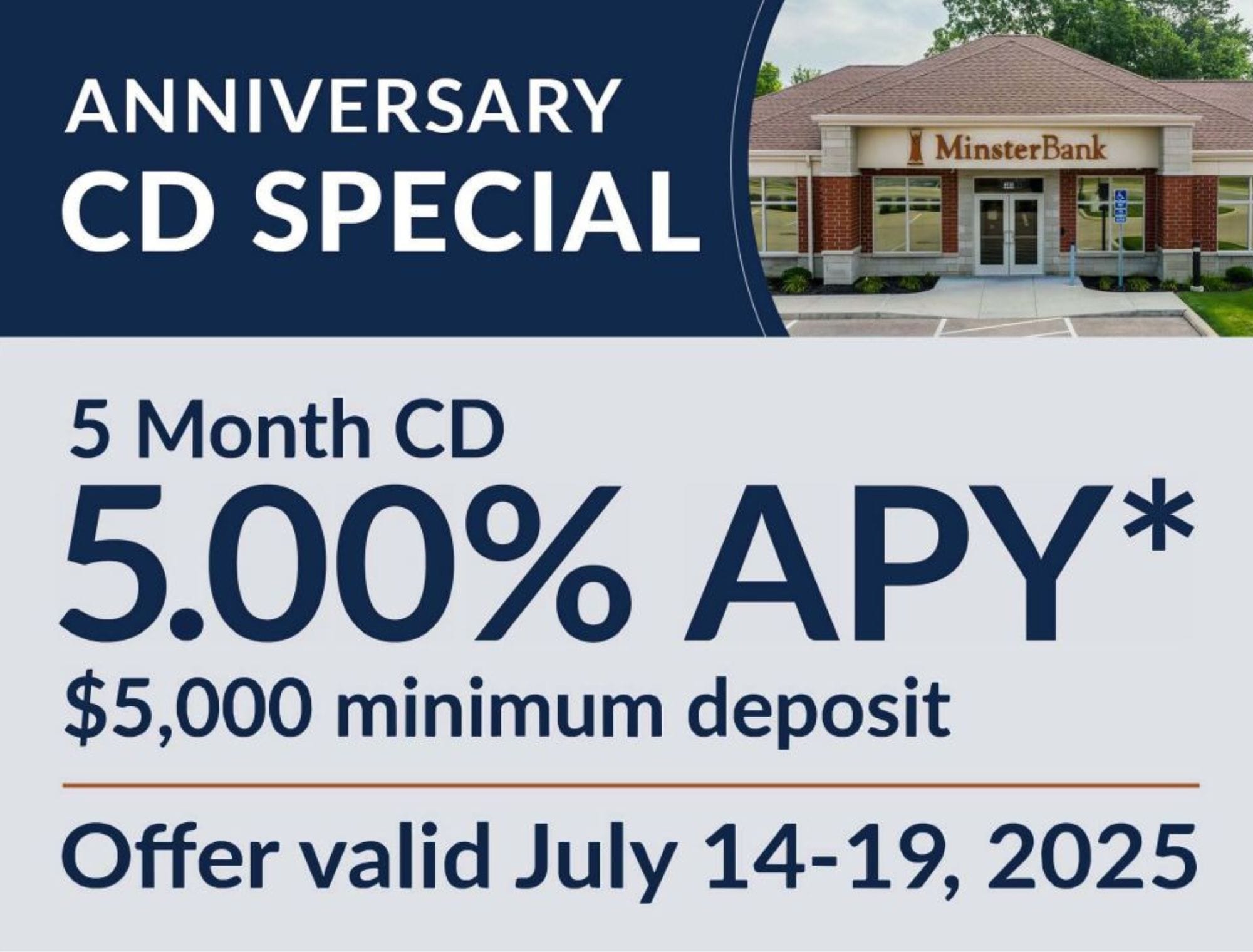 Checking, Savings, and Auto Loan Rates | Minster Bank